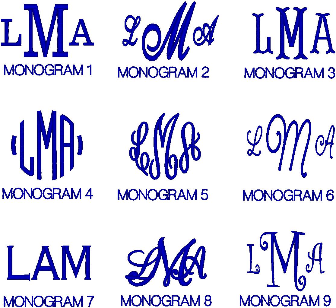 3 Letter Monogram Fonts Template | Paul Smith